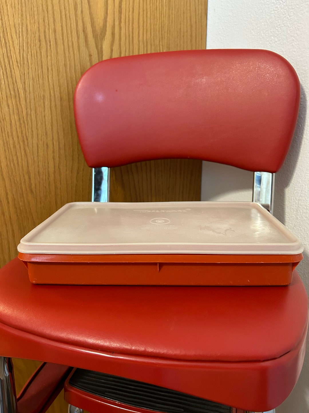 Vintage Tupperware 794 Bacon Deli Meat Keeper Container Paprika W Sheer ...