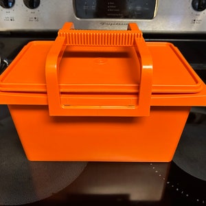 Tupperware Carry All Storage Container Craft Tote 28 Cup 1431 With ...