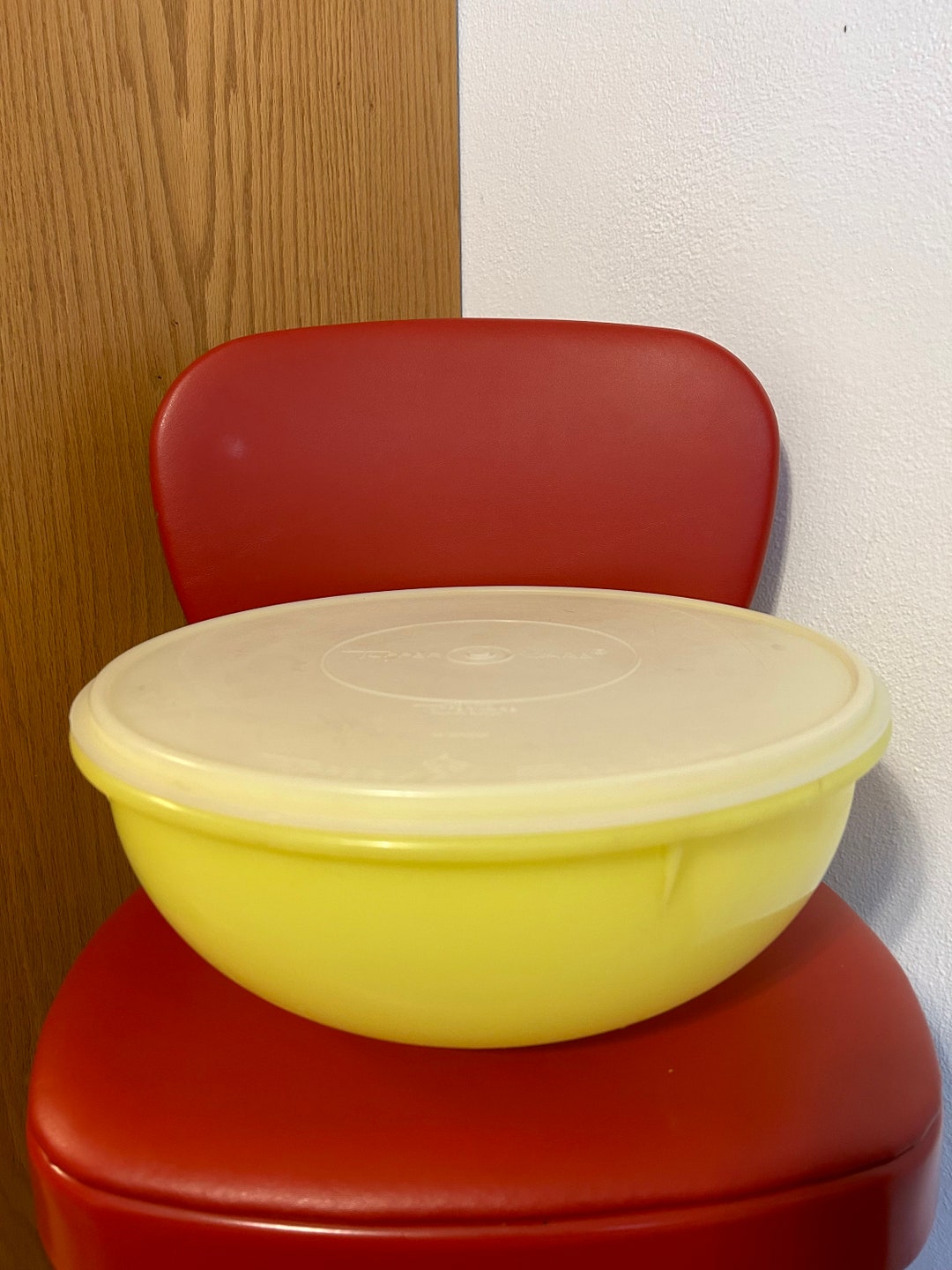 Vintage Tupperware Large Fix N Mix Bowl 274 With Sheer Tupper Seal Lid ...