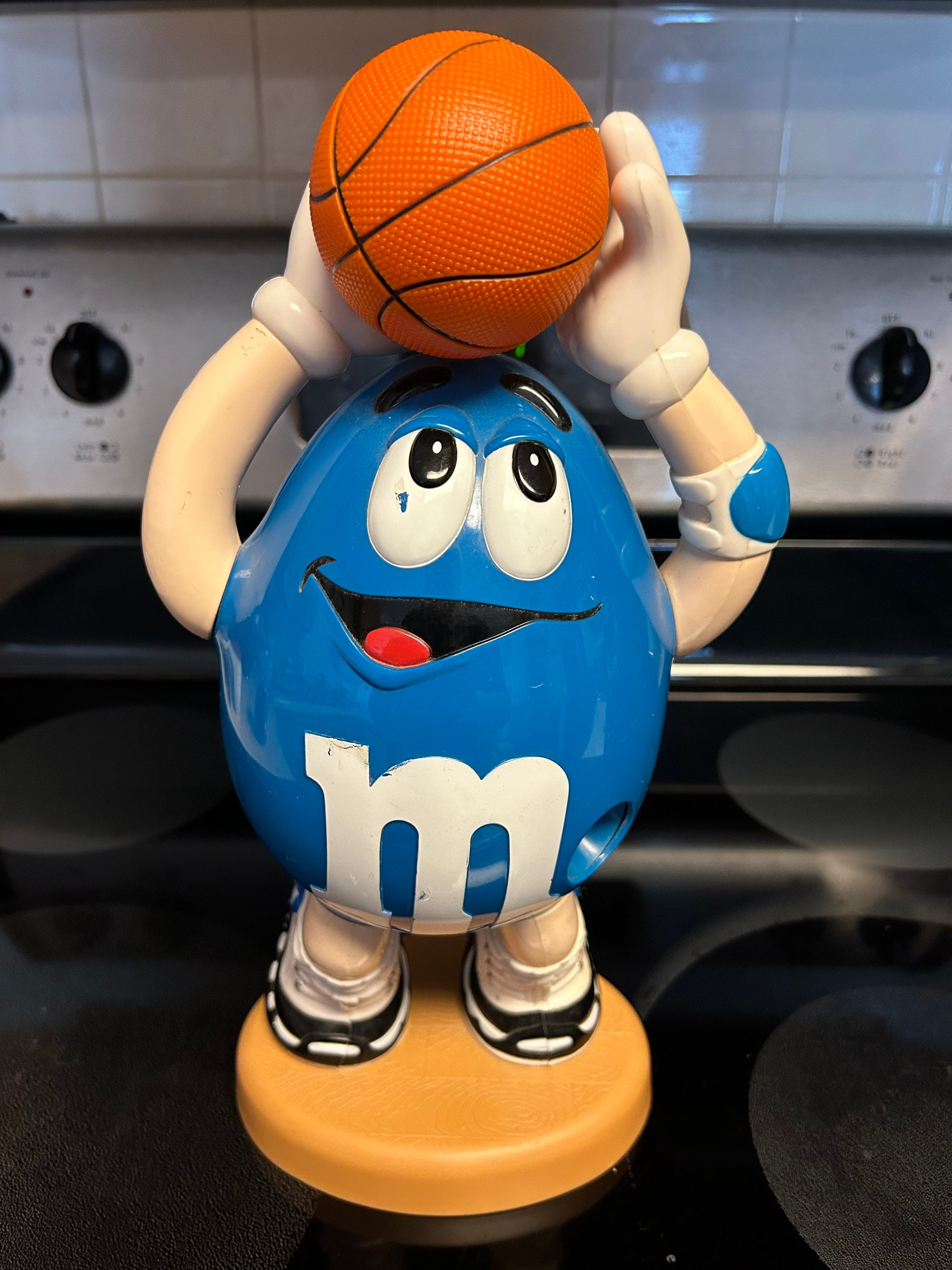 M&M Blue Basketball Player Candy Dispenser M and M Collectible - Etsy
