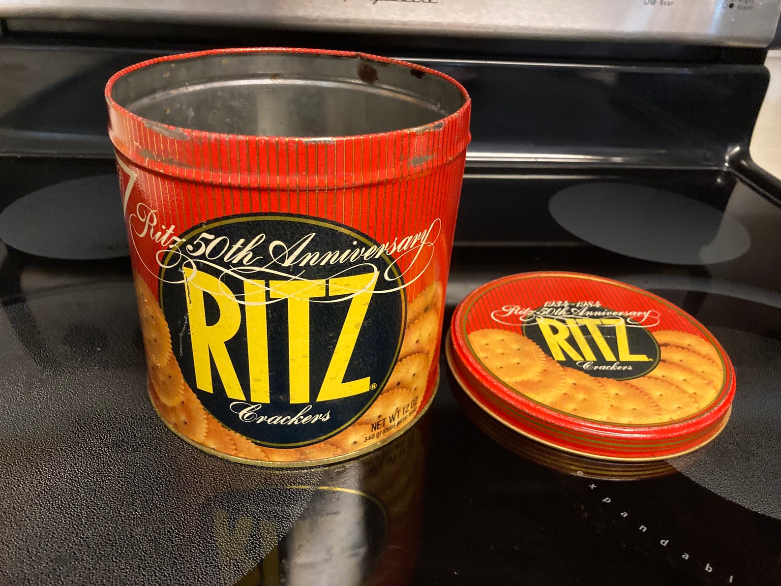 Vintage RITZ Crackers Nabisco 50th Anniversary Collector Round - Etsy