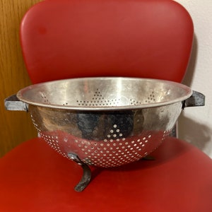 Vintage 7 Star Colander Strainer 9” Aluminum Metal - Etsy