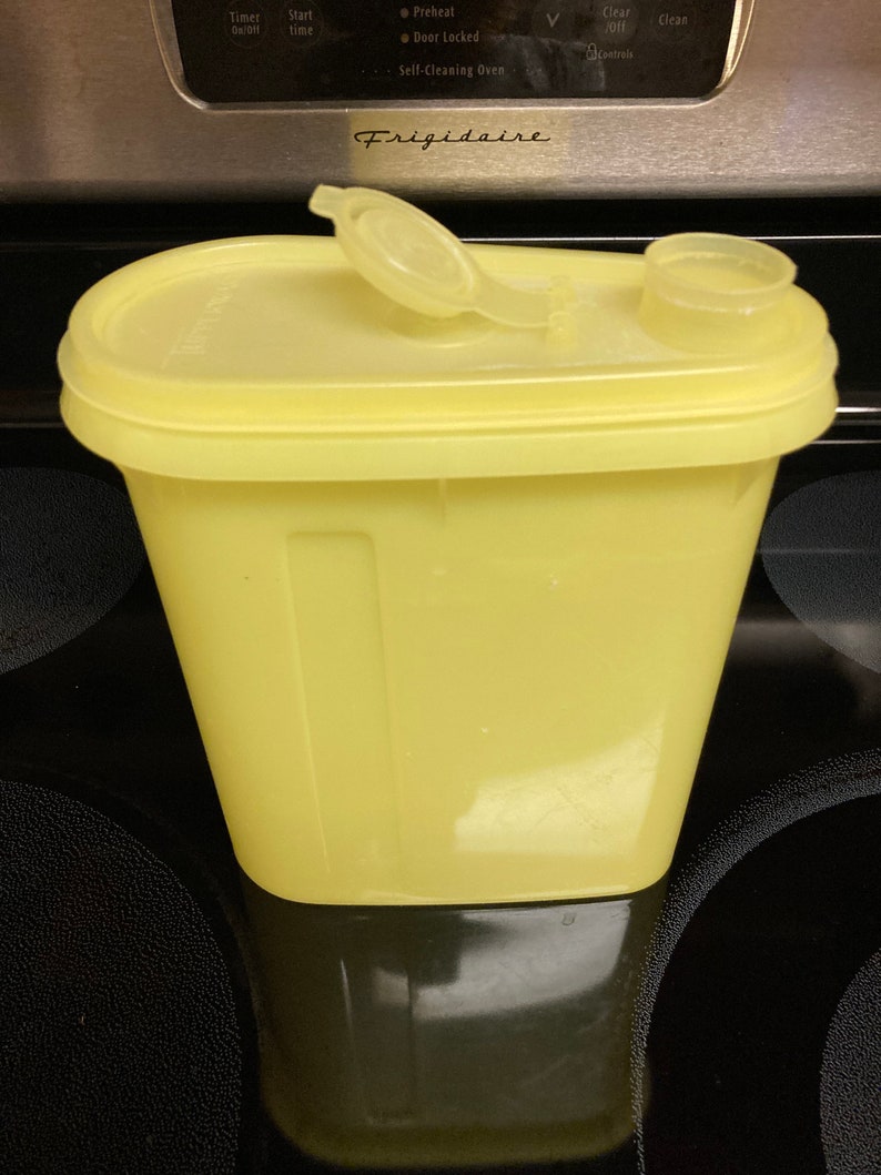 Vintage Tupperware Yellow Slim Juice Container 792-1 1 Quart - Etsy