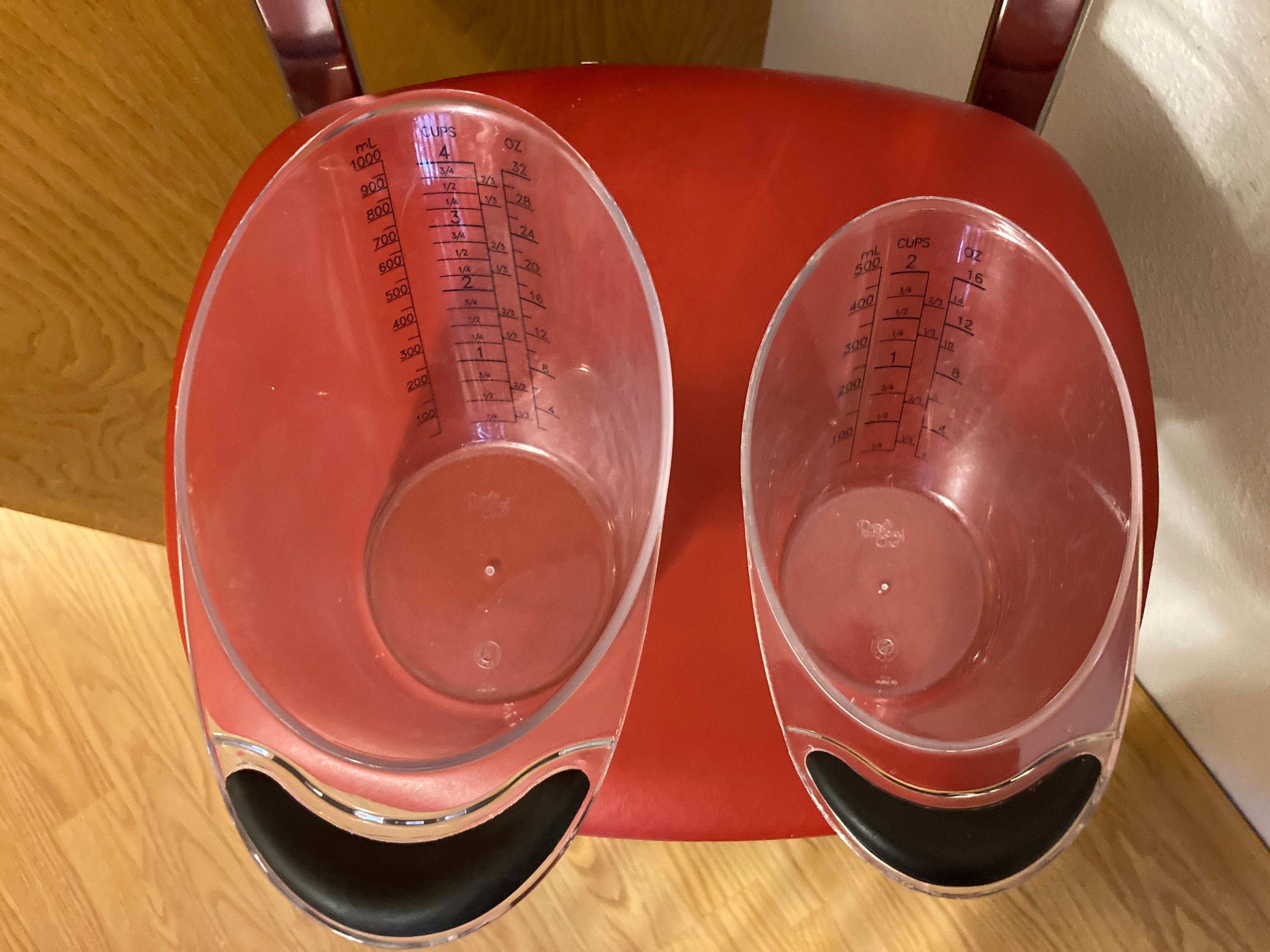 The Pampered Chef Easy Read Nesting Measuring Cups Set of 2 - Etsy