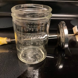 Vintage Hazel Atlas Glass Food Nut Chopper 5393, Vintage Nut Chopper ...