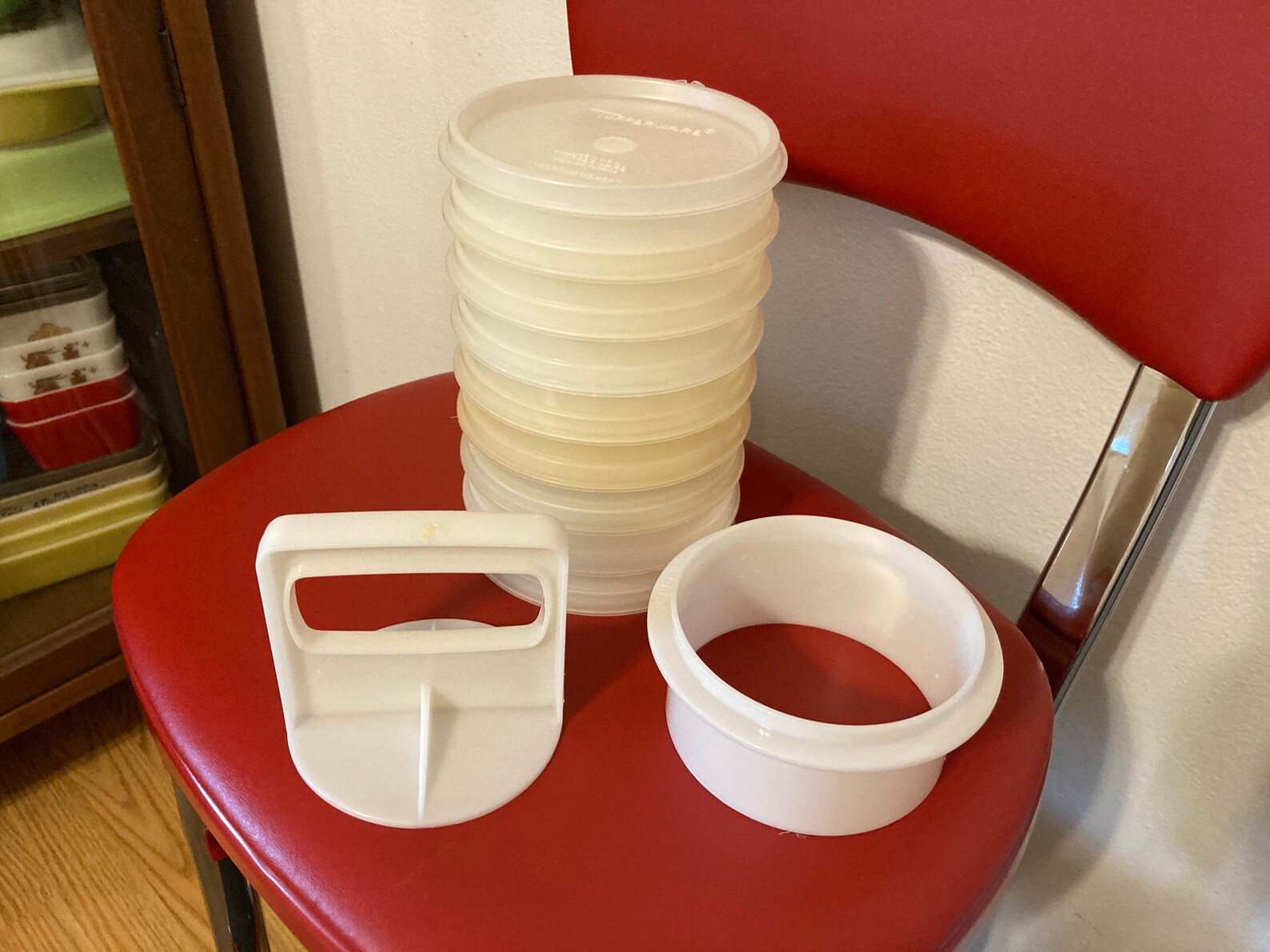 Vintage Tupperware Hamburger Patty Press Keeper Set One - Etsy