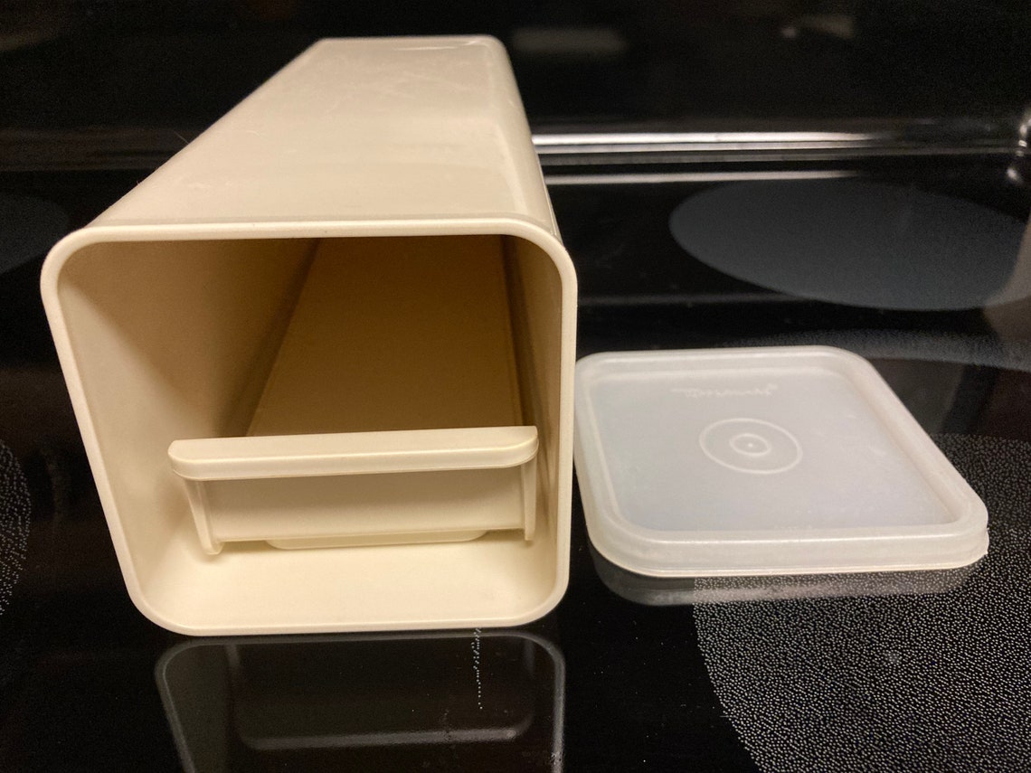 Vintage Tupperware 1696 Velveeta Block Cheese Keeper With Pull Out Tray ...