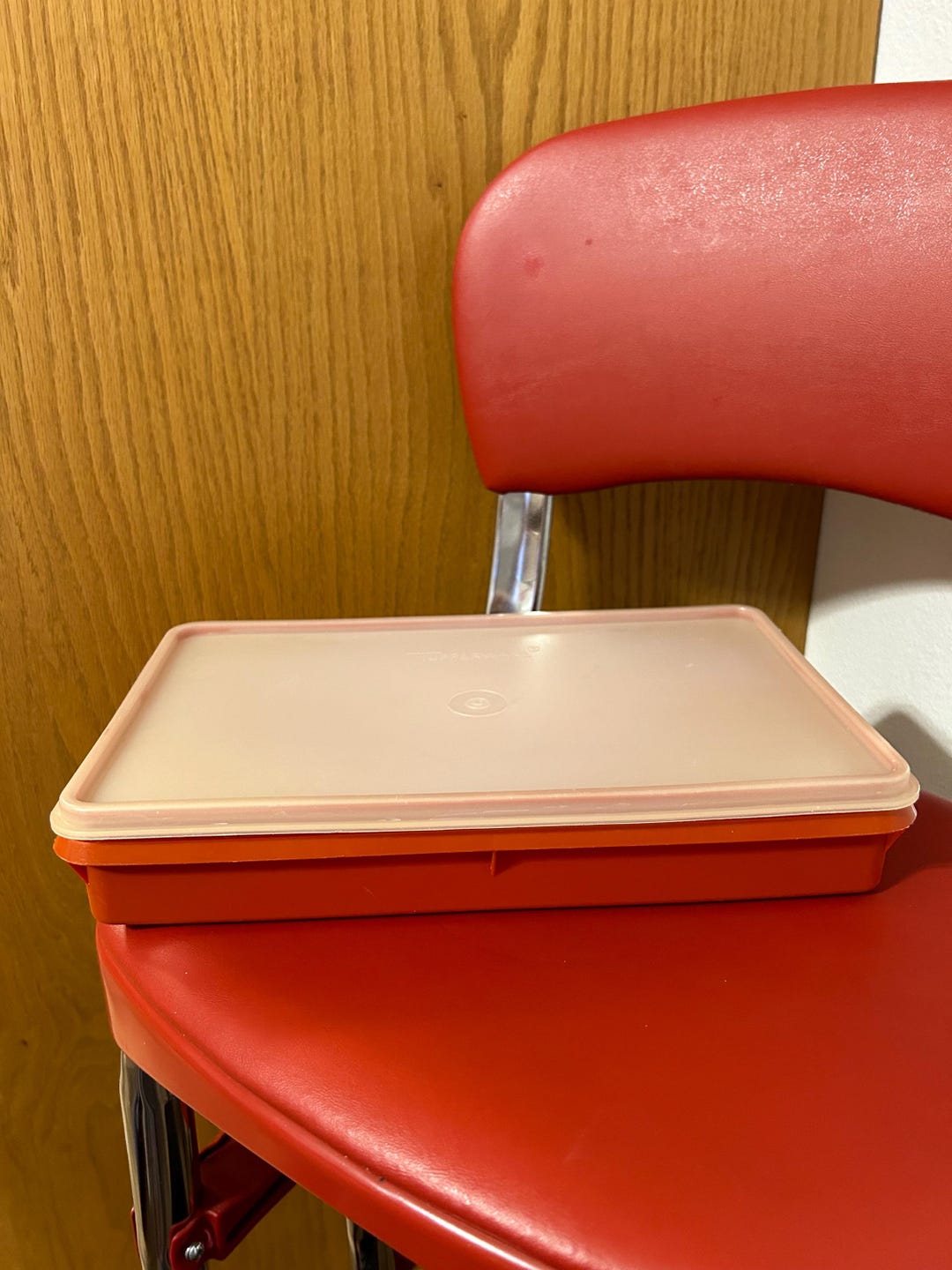 Vintage Paprika Tupperware Bacon Deli Meat Keeper 794 With Lid, Vintage ...