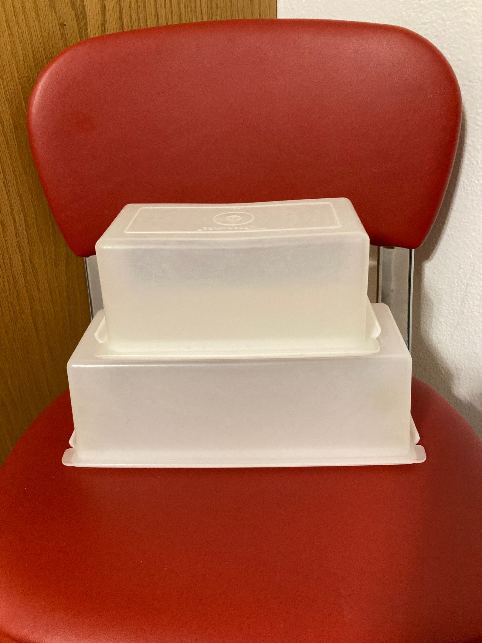 Tupperware 518 and 639 W/ Lids Velveeta Cheese and Butter Keeper 4 ...