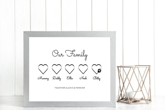 Paper & Party Supplies Templates DIY Wall Print A3 Custom Print A3 ...