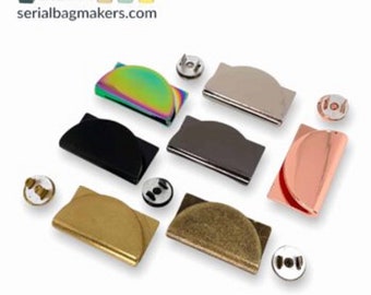 18mm Magnetic Purse Snaps Closures Gold MAGNET SNAP - Etsy