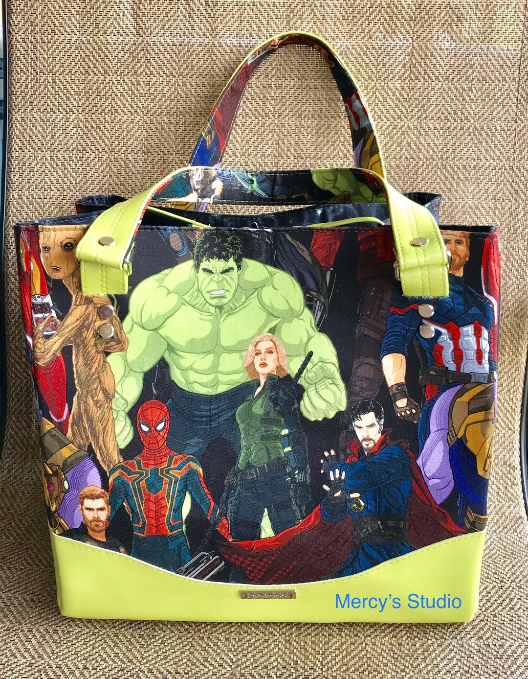 Avengers Tote Bag, Captain Marvel Tote Bag, Captain American Tote Bag ...