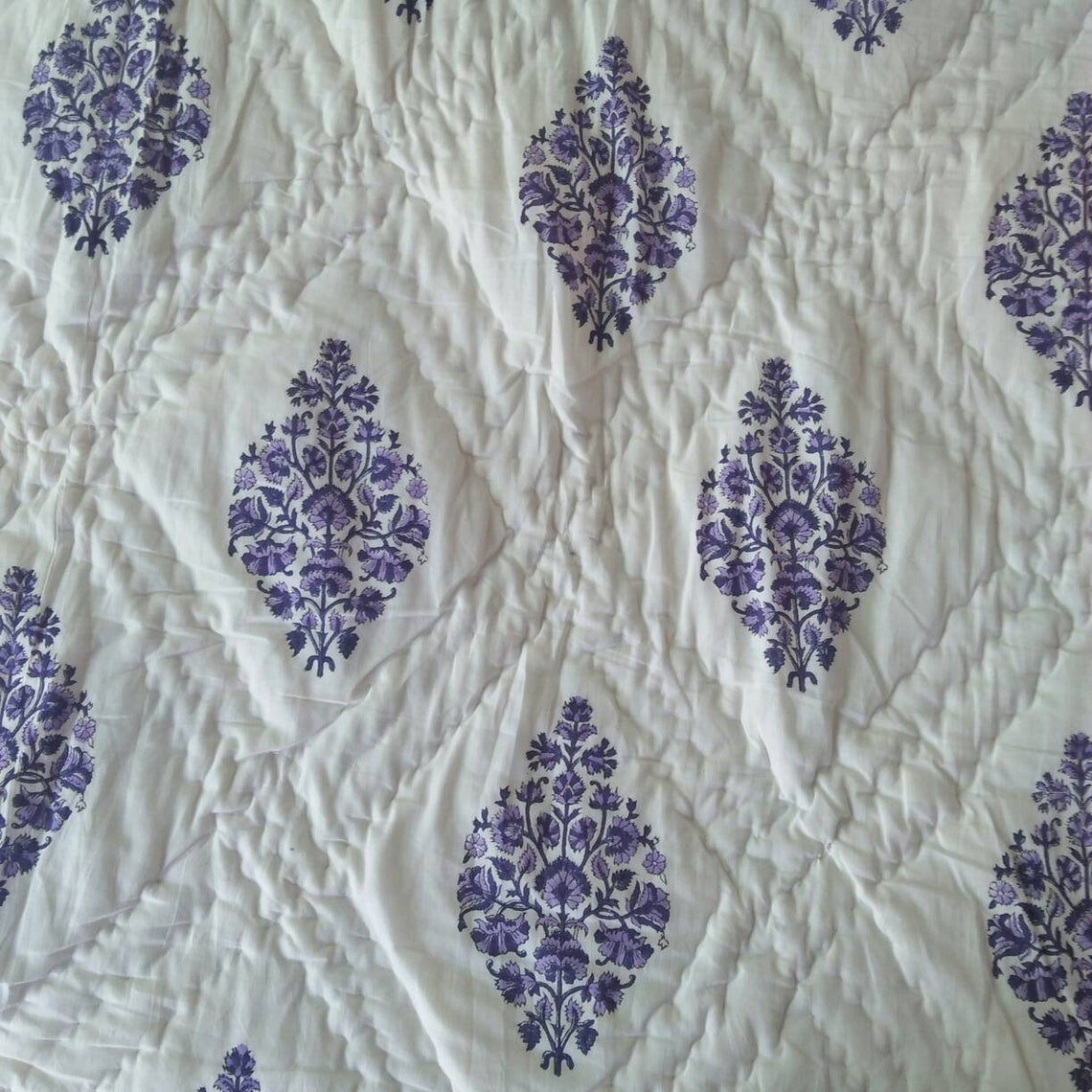 Indian Jaipuri Handblock Rajai Reversible Quilt Jaipuri - Etsy