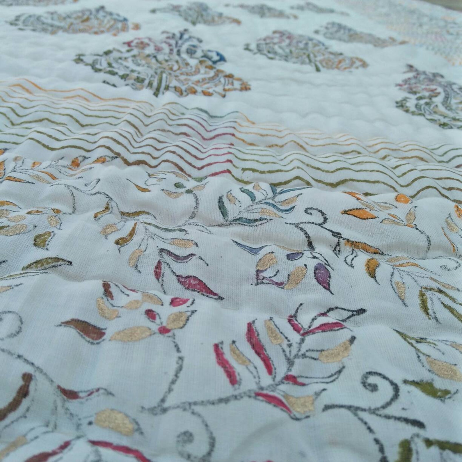 Jaipuri Handmade Rajai Woolen Batting Rajai Decorative - Etsy