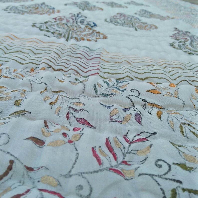 Jaipuri Handmade Rajai Woolen batting Rajai Decorative | Etsy