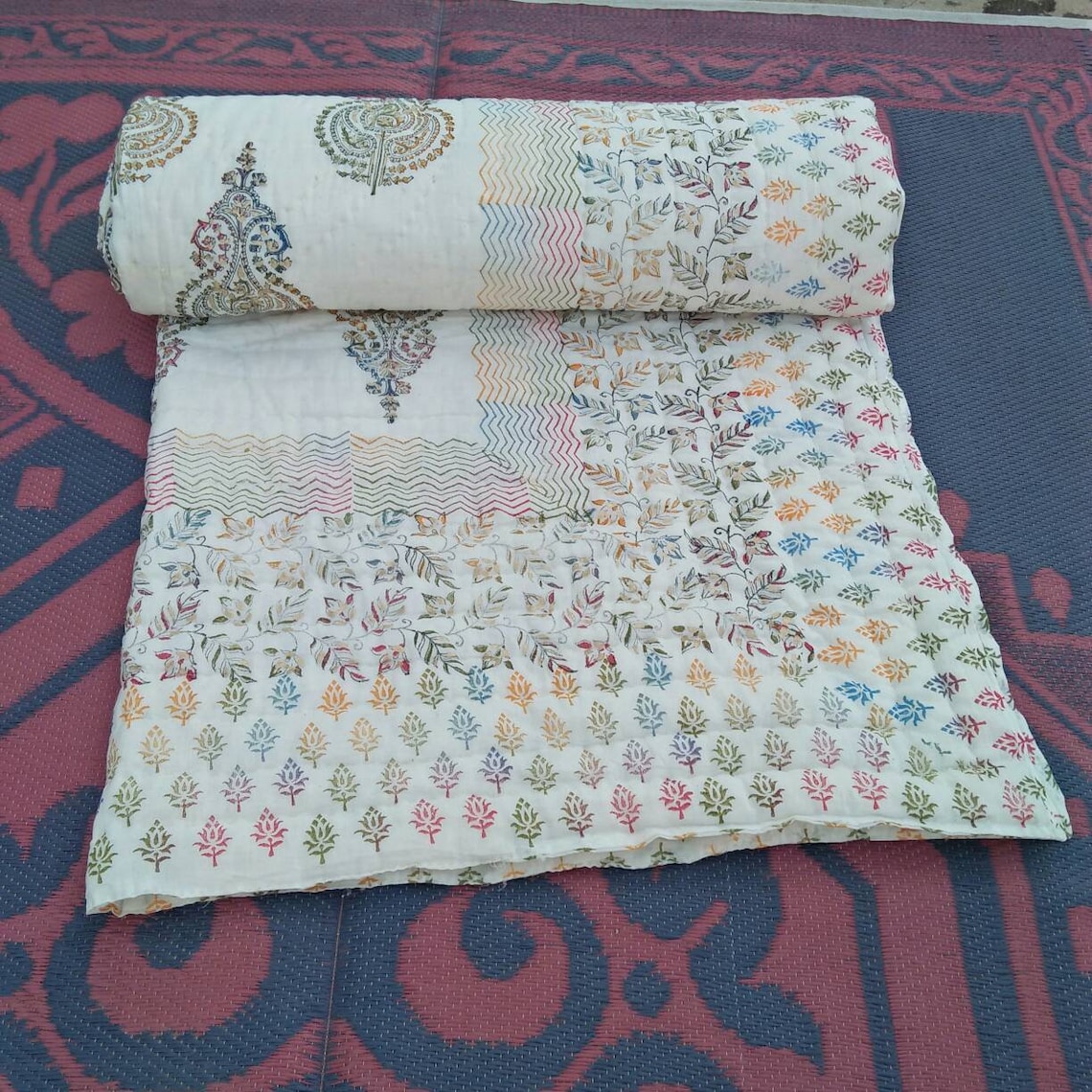 Jaipuri Handmade Rajai Woolen Batting Rajai Decorative - Etsy