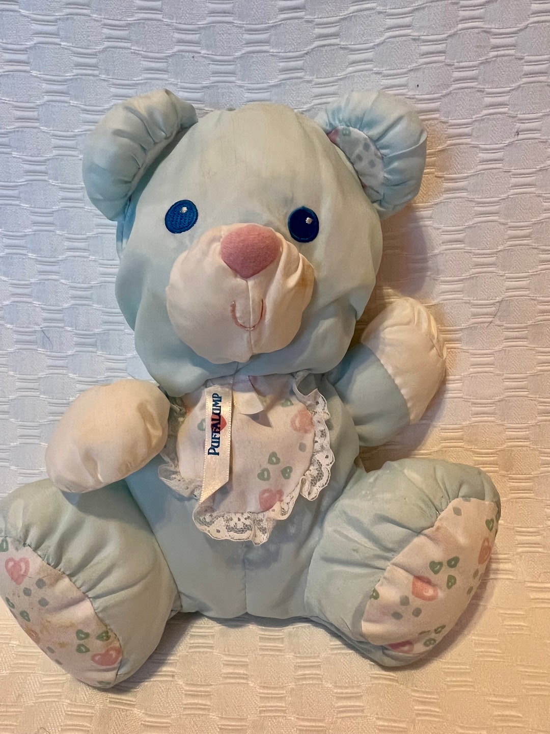 Vintage 1990s Baby Bear Puffalump Plush With Rattle - Etsy