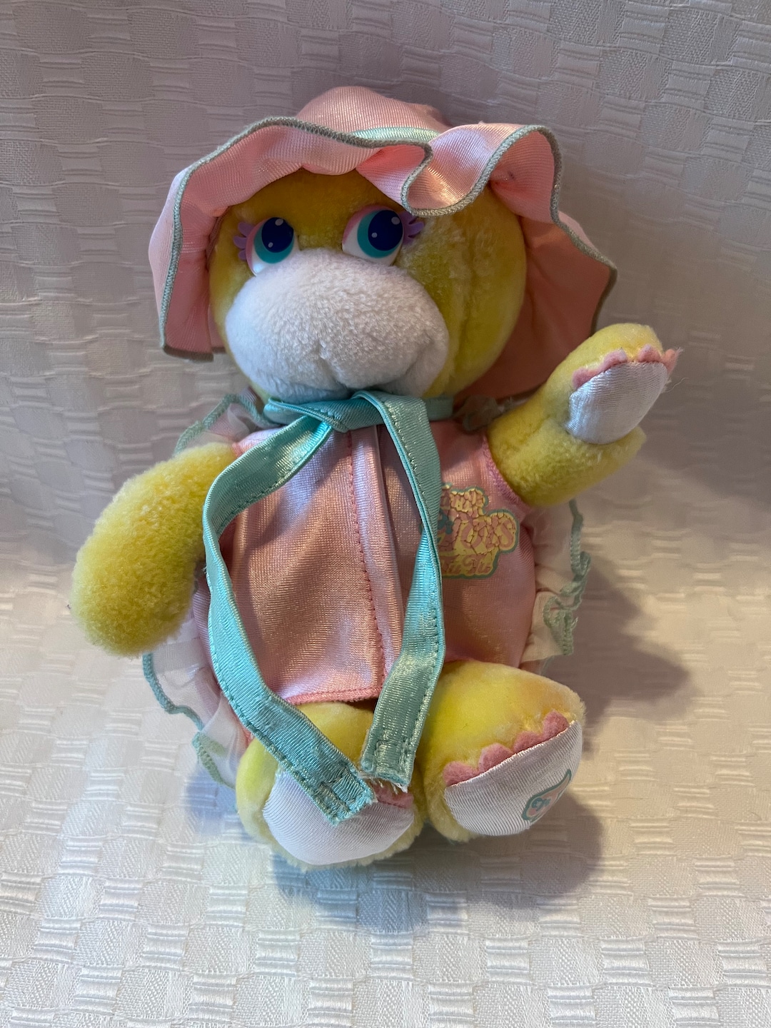 Vintage Mattel Turtle Tots Tutu Plush Toy Yellow Removable - Etsy