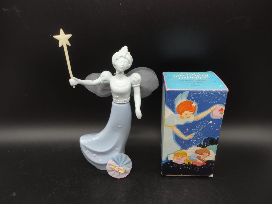 Avon Good Fairy Perfume Bottle With Delicate Daisies Cologne ...