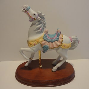 Lenox Fine Porcelain Seashell Carousel Horse Made in Thailand ...