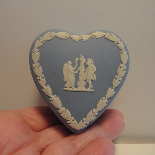 Blue Wedgewood Heart Box - Etsy