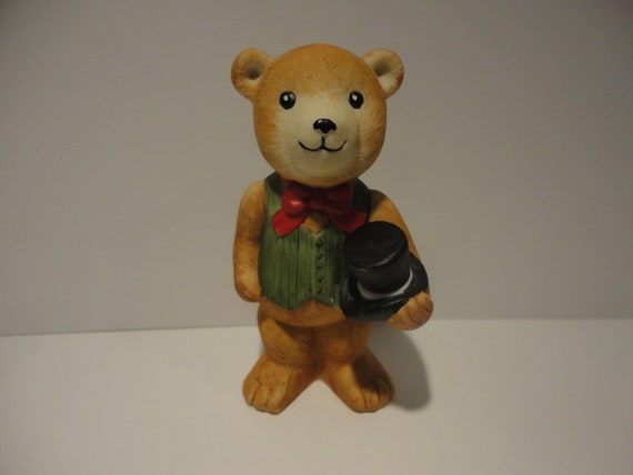 Schmid Gordon Fraser Porcelain Teddy Bear Figurine,Collectible Schmid ...