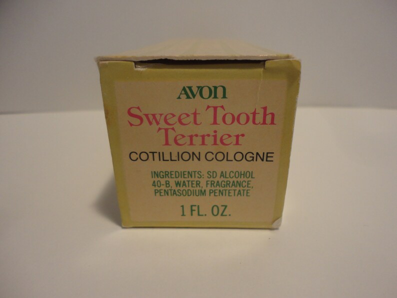 Avon Sweet Tooth Terrier Perfume Bottle With | Etsy