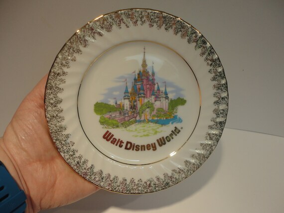 Walt Disney World Small Souvenir Plate Made in - Etsy