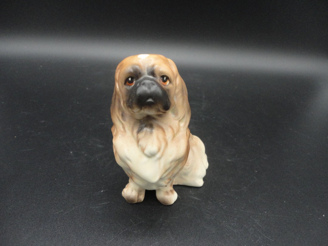 ESD Japan Sitting Pekingese Figurine,collectible ESD Japan Sitting ...