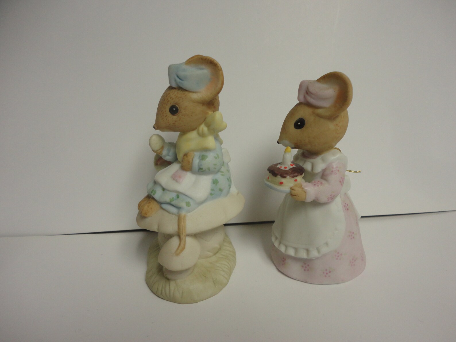 Enesco Country Calico Mice Porcelain Figurine and - Etsy