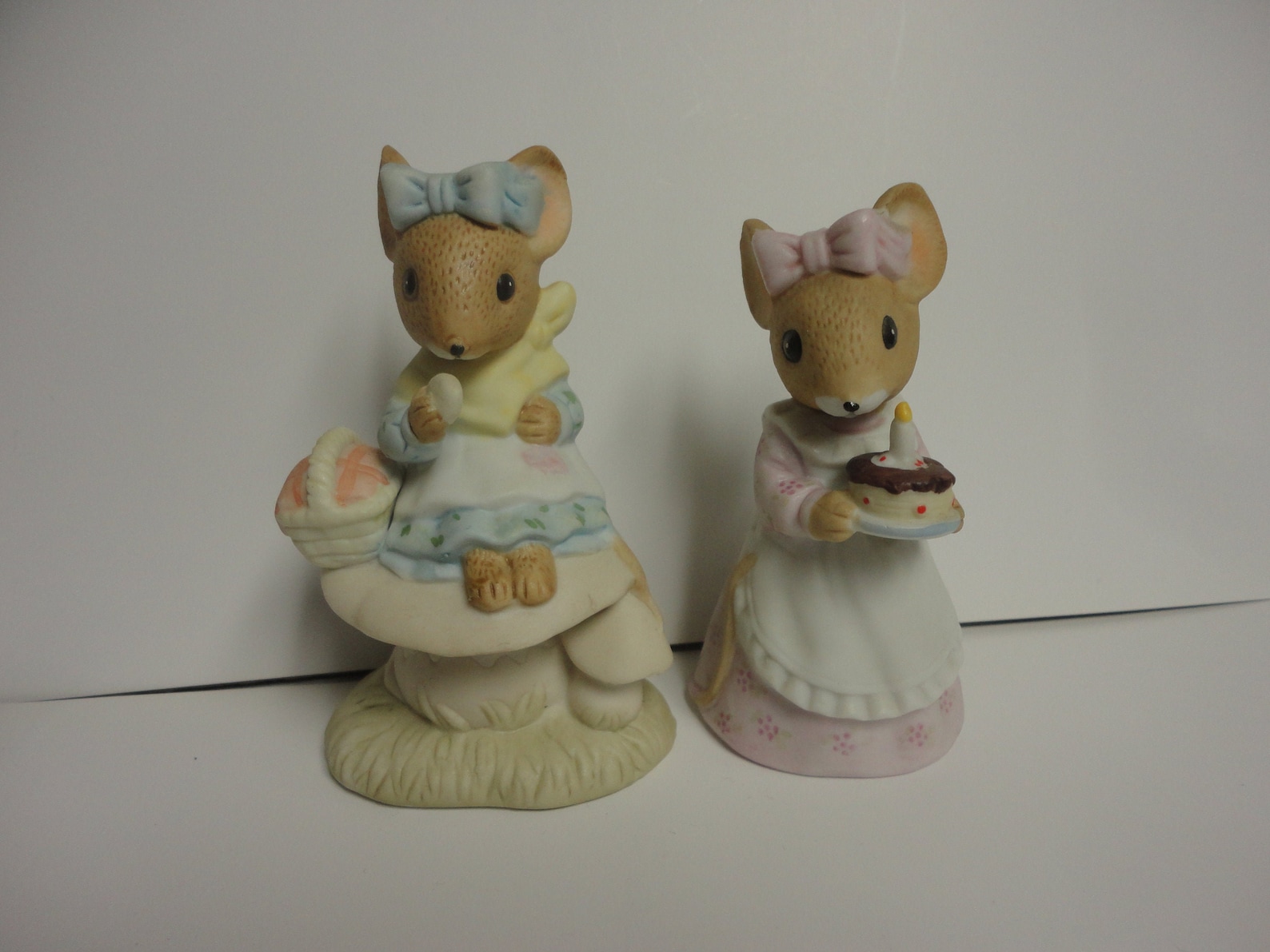 Enesco Country Calico Mice Porcelain Figurine and - Etsy