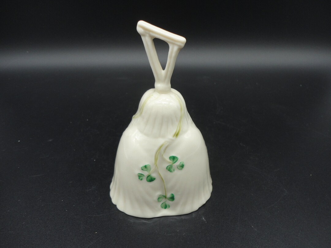 Belleek Fine Porcelain Shamrock Bell Made in Ireland,collectible ...