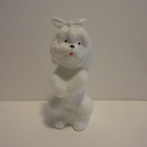 Avon Sweet Tooth Terrier Perfume Bottle With Cotillion,collectible Avon ...