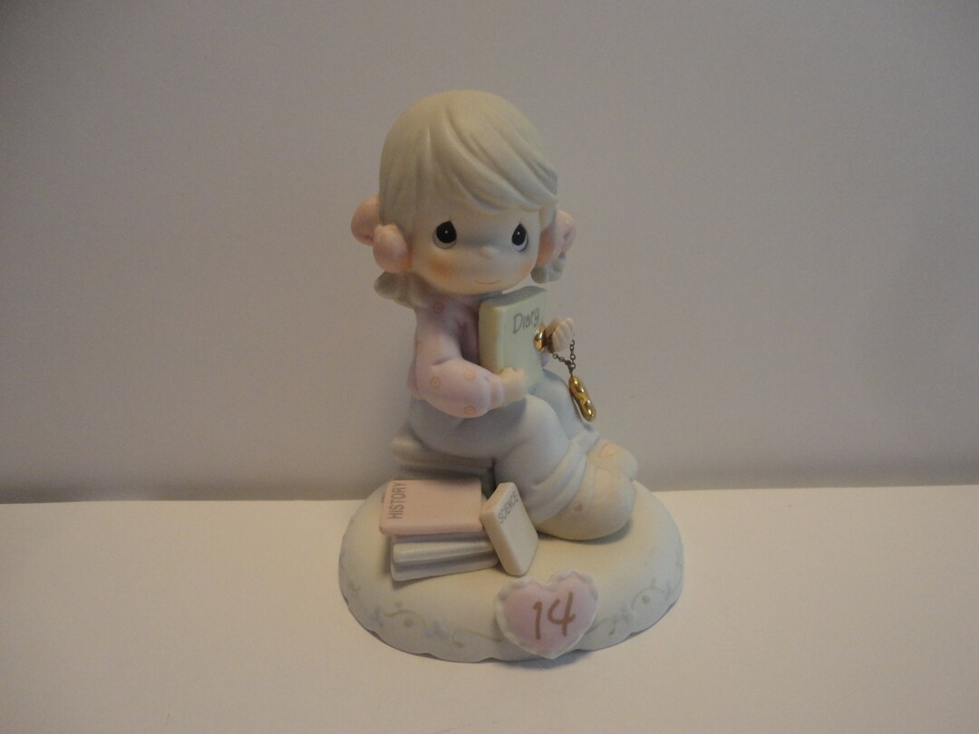 Precious Moments Growing in Grace Age 14 Figurine,collectible Precious ...