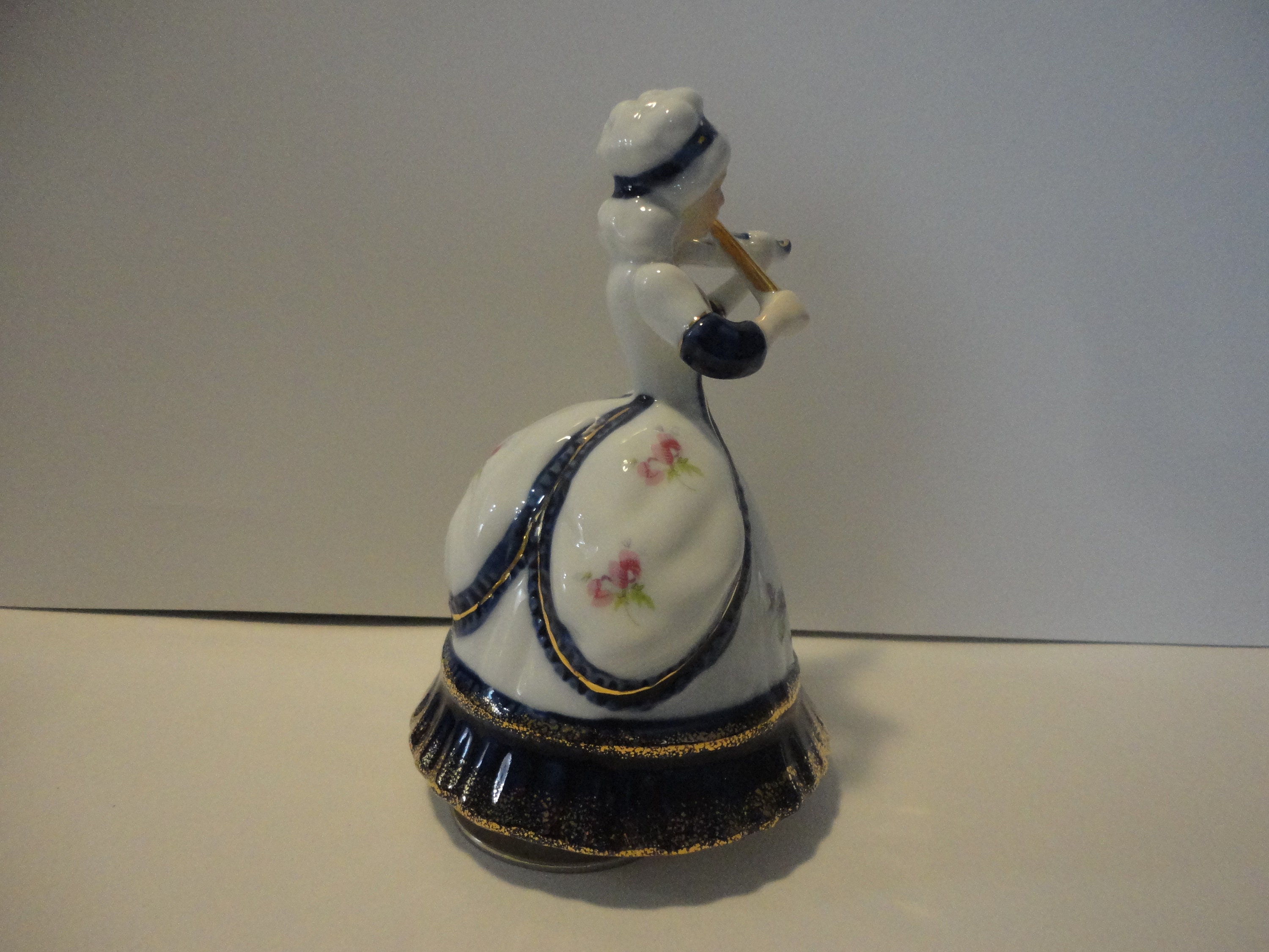 Victorian Woman Playing Violin Music BoxCollectible Music | Etsy