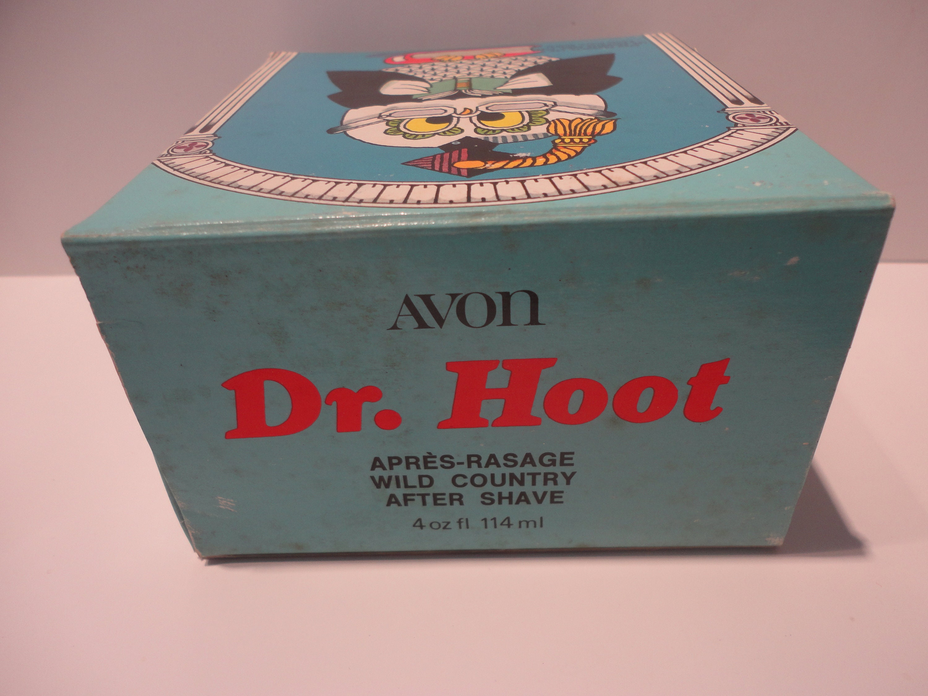 Avon Dr Hoot Decanter con país salvaje después de afeitar - Etsy España