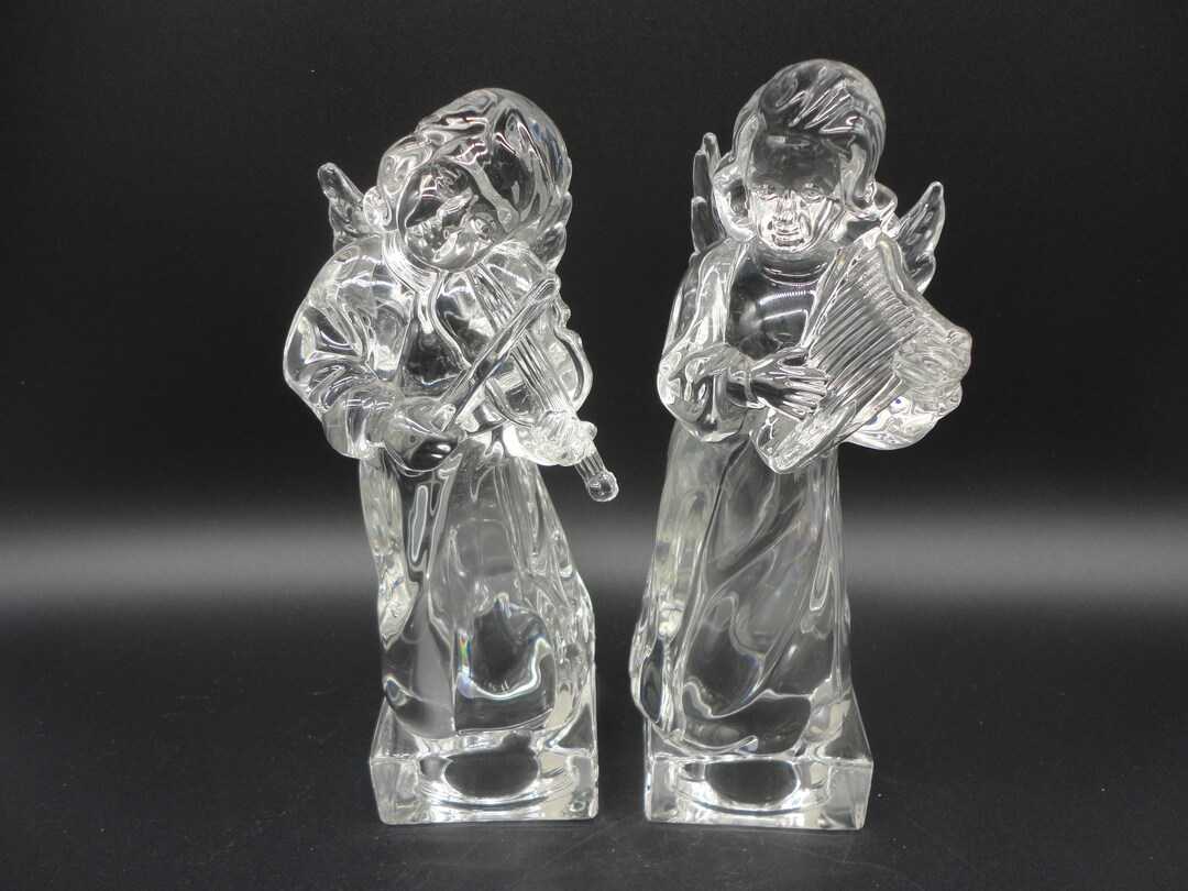 Mikasa Lead Crystal Herald Collection Angelic Violin and Harp Made in ...