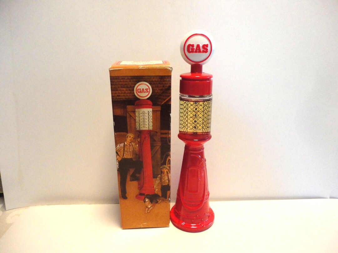 Avon Remember When Gas Pump Decanter With Wild Country,collectible Avon ...