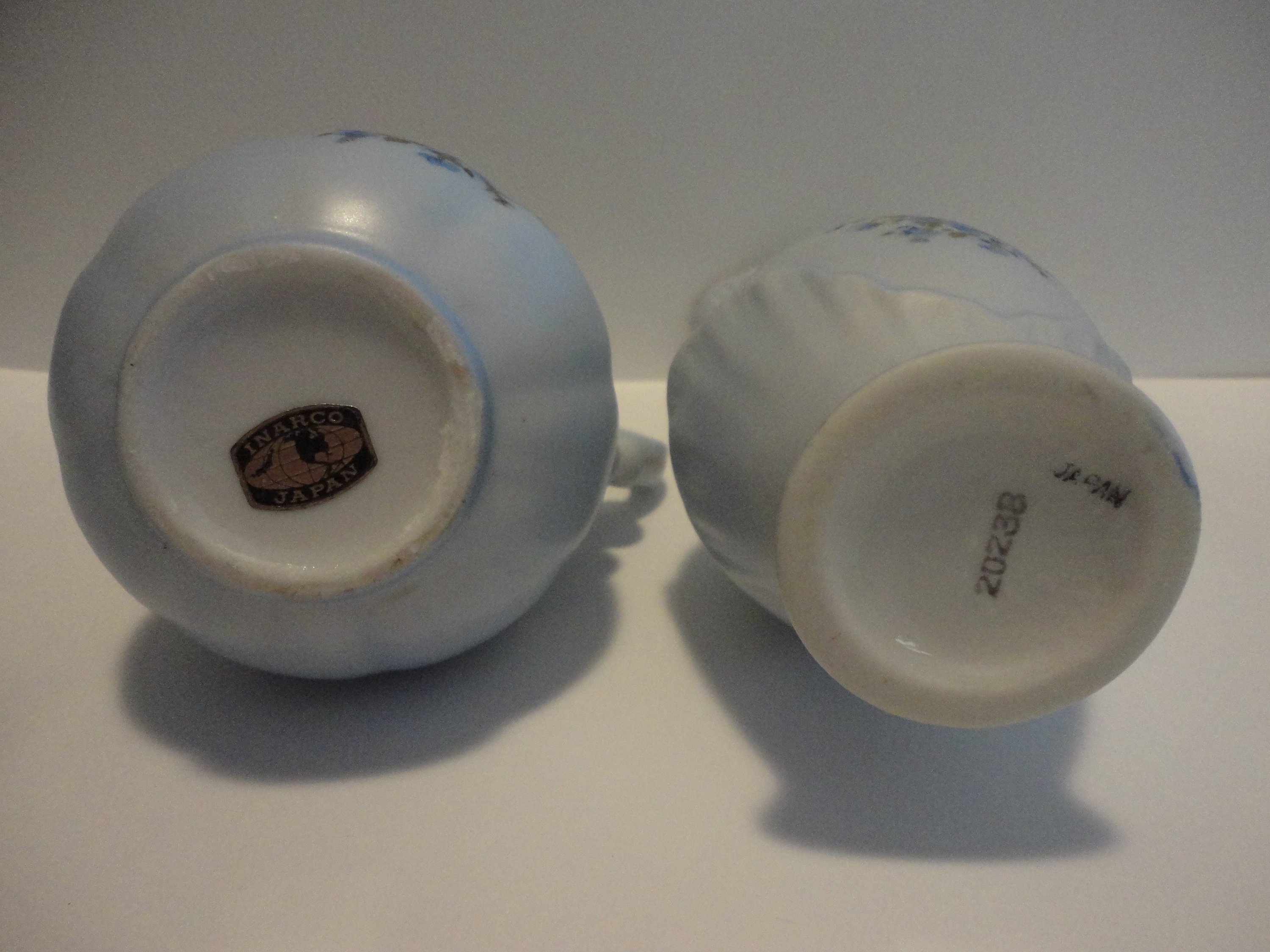 Inarco Japan Mini Pitchers Set of Two,Collectible Porcelain Mini ...