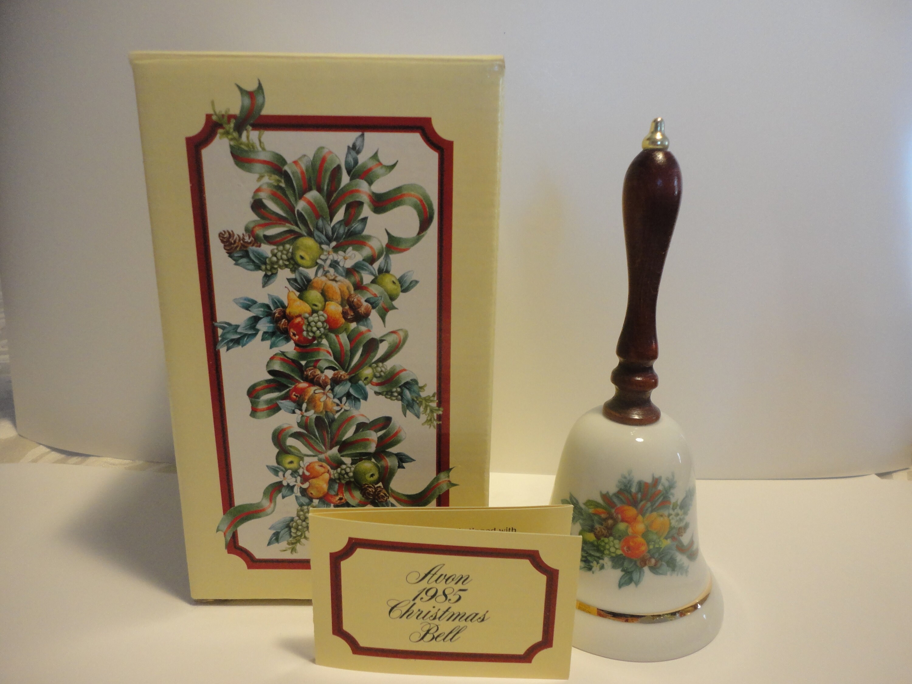 Avon 1985 Porcelain Christmas Bell Made in West | Etsy