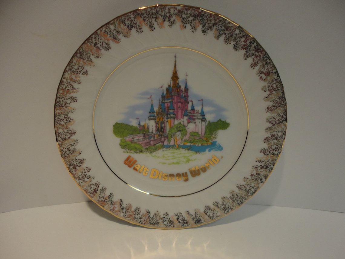 Walt Disney World Small Souvenir Plate made in | Etsy
