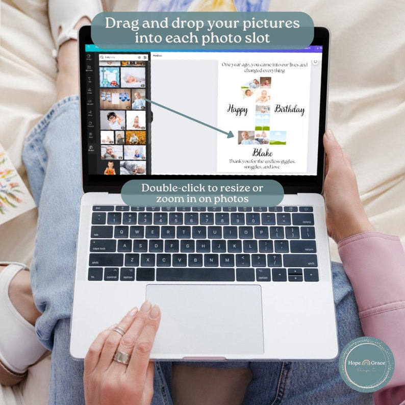 Editable Rose Celebration of Life Poster, Funeral Collage Template ...