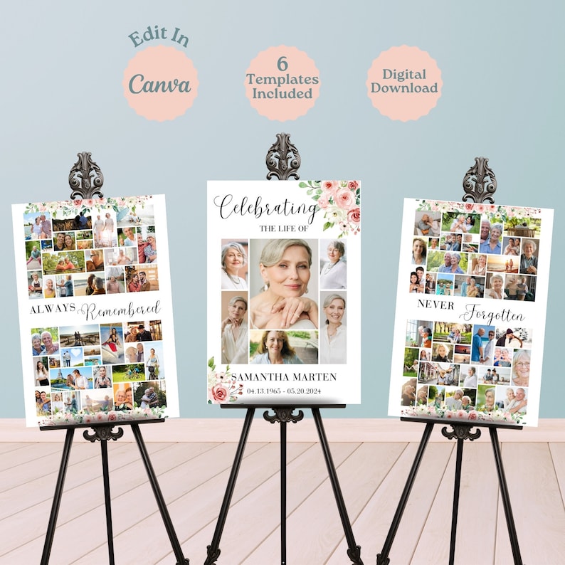 Celebration Of Life Poster Boards