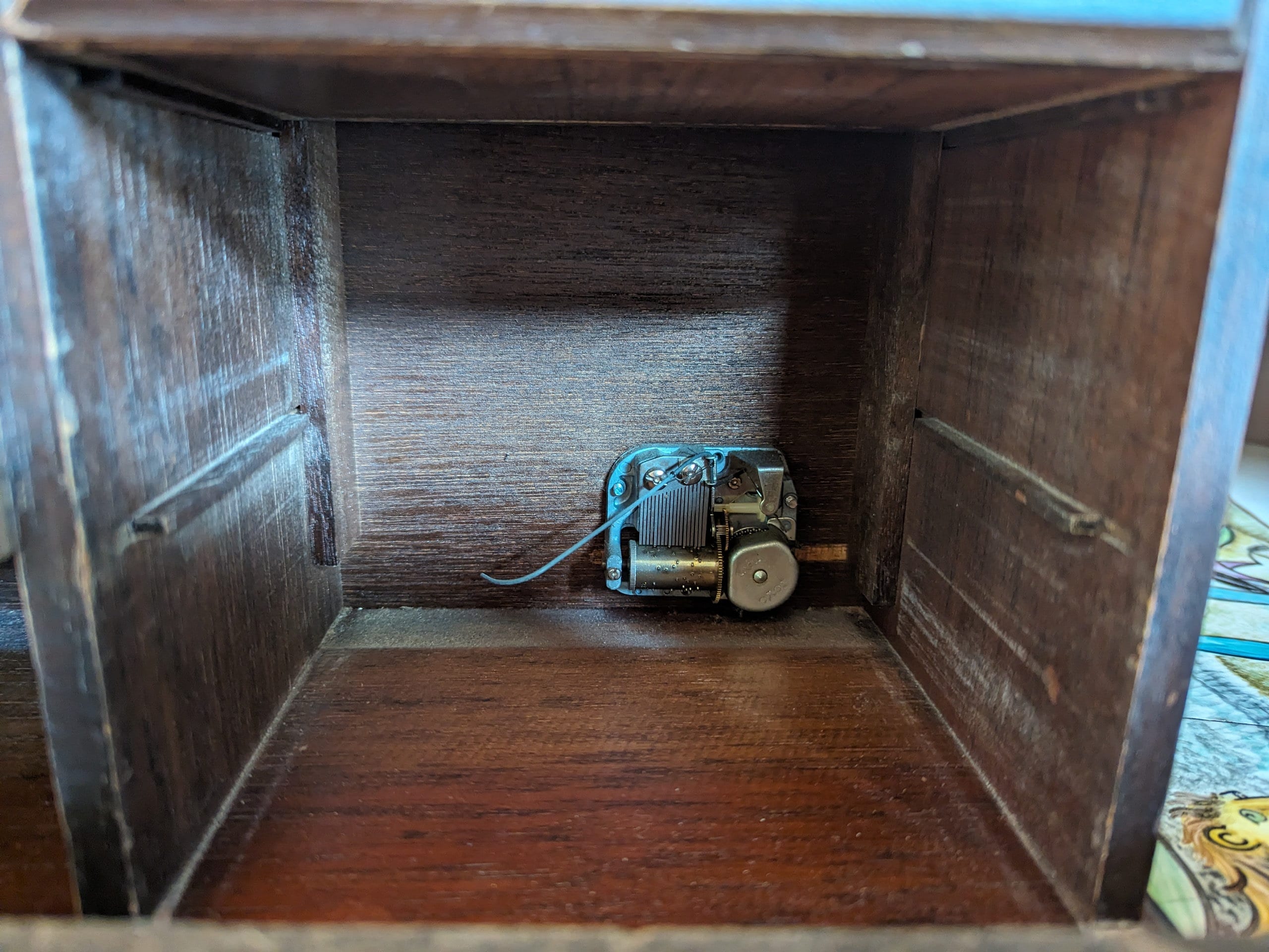 Vintage Wooden Musicbox Cabinet for Organizing, Sewing, Arts and Crafts ...