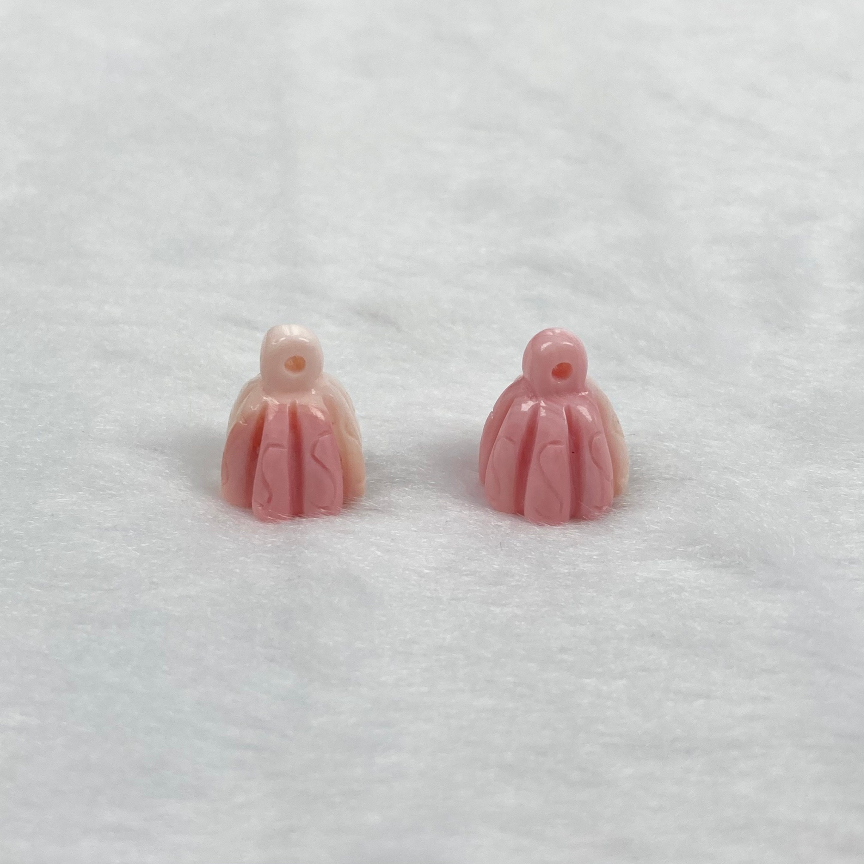 10pc Queen Conch Shell Carved Flower Cone Bead Queen Conch Shell Queen ...