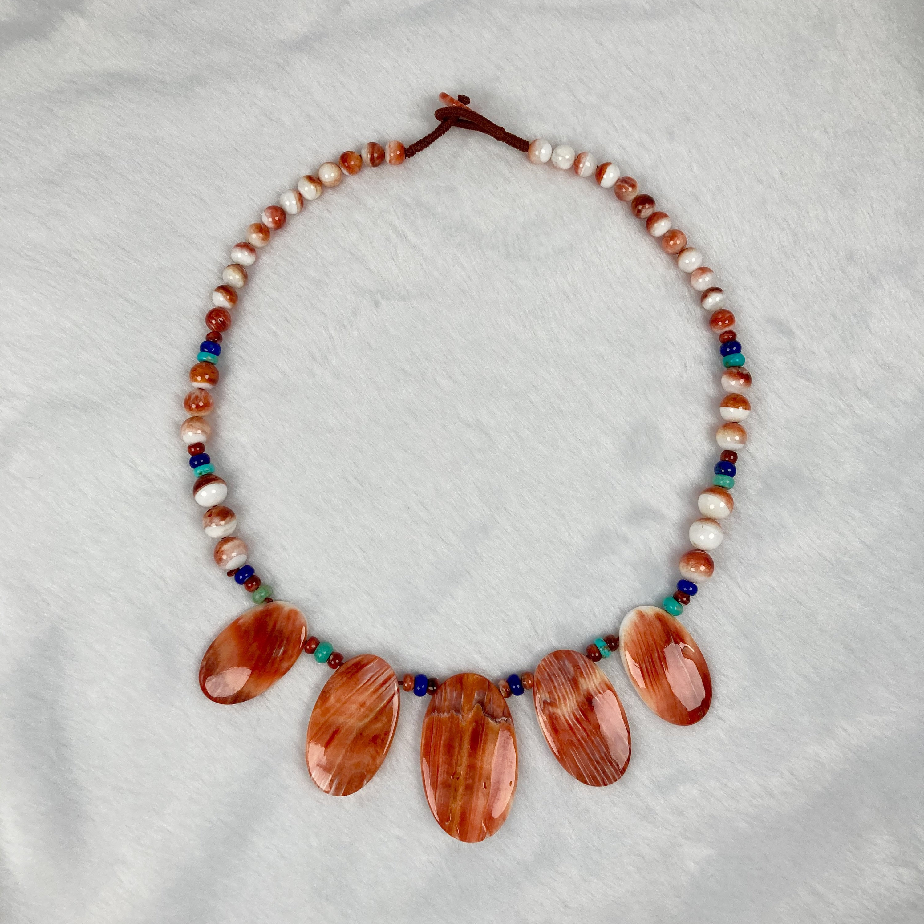 Spiny Oyster Shell Spiny Oyster Necklace Hand Braided - Etsy