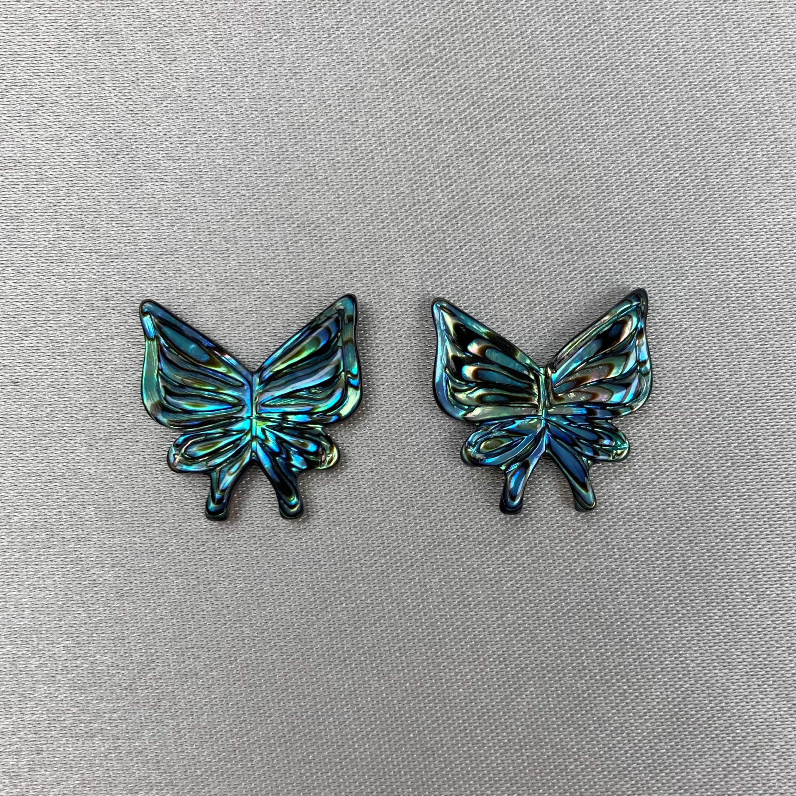 10pc Mini Abalone Butterfly Bead - Shell Abalone - Abalone Bead ...