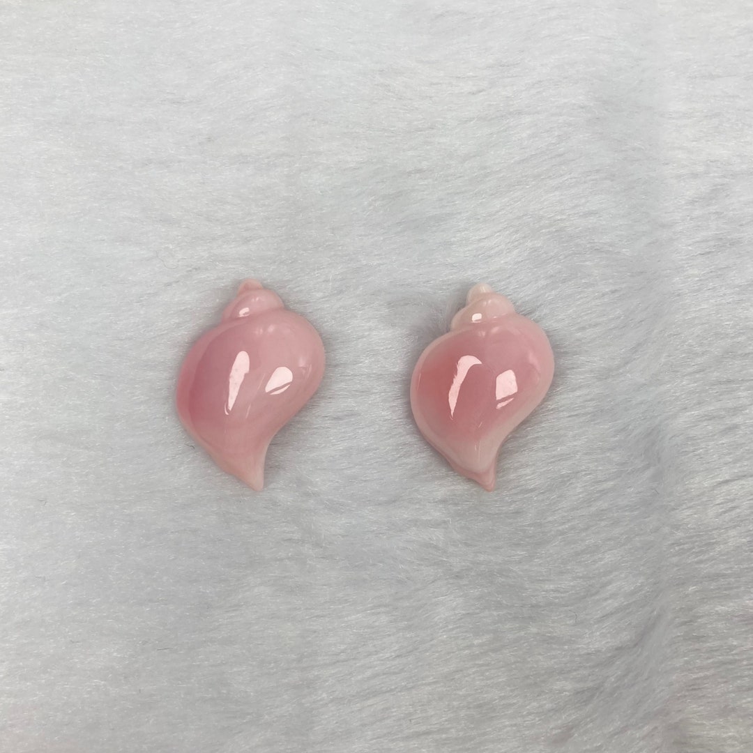 10pc Queen Conch Shell Carved Shell Cabochon - Queen Conch Shell ...
