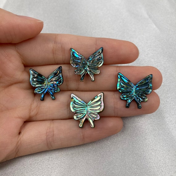 10pc Mini Abalone Butterfly Bead Shell Abalone Abalone - Etsy