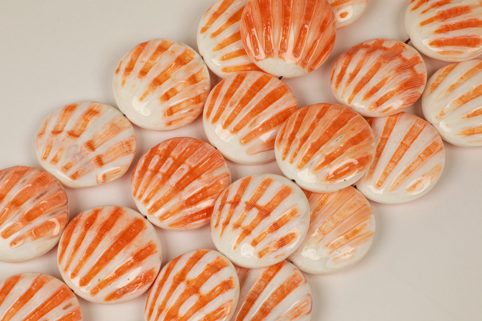 16 40mm Rare Ellipsoid Chunky Spiny Oyster Shell Natural - Etsy